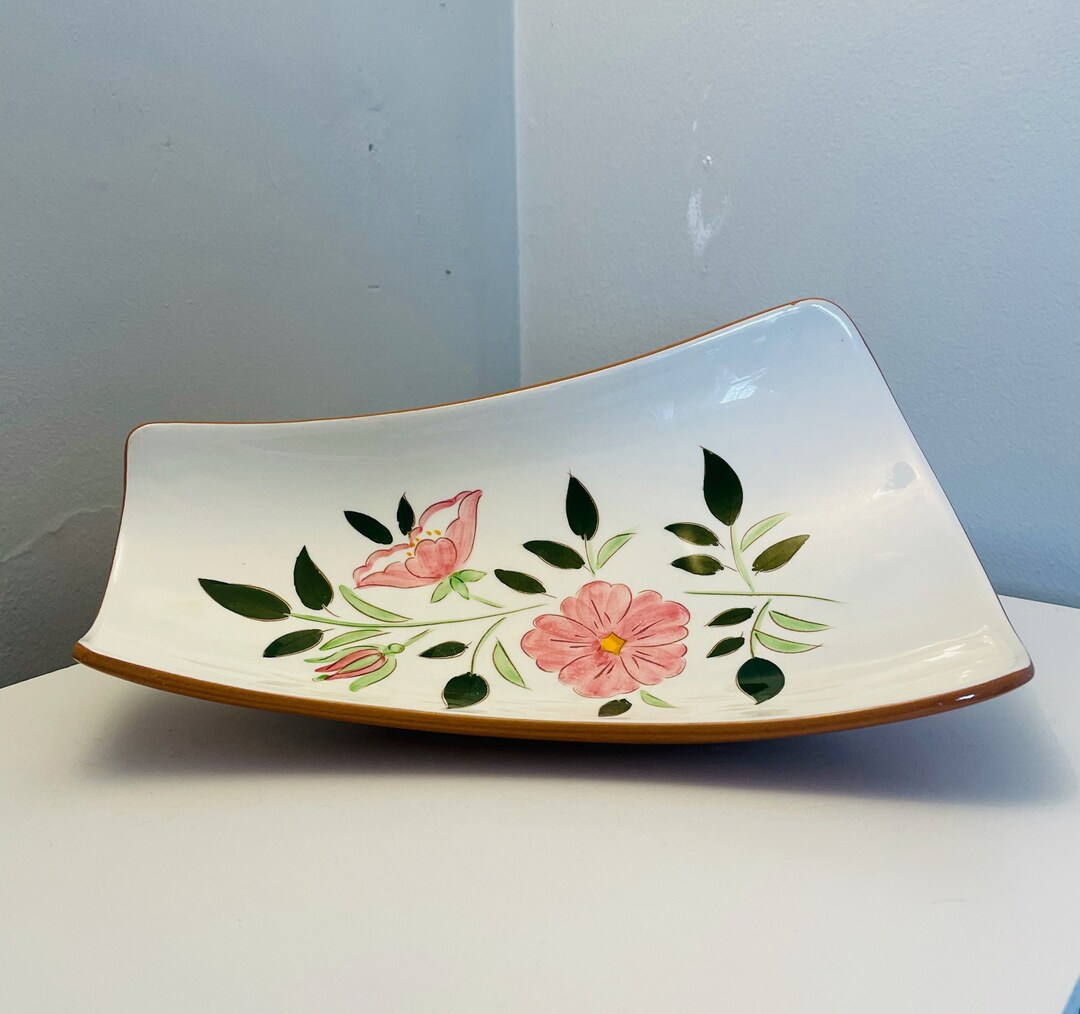 Stangl Wild Rose Tray - Etsy