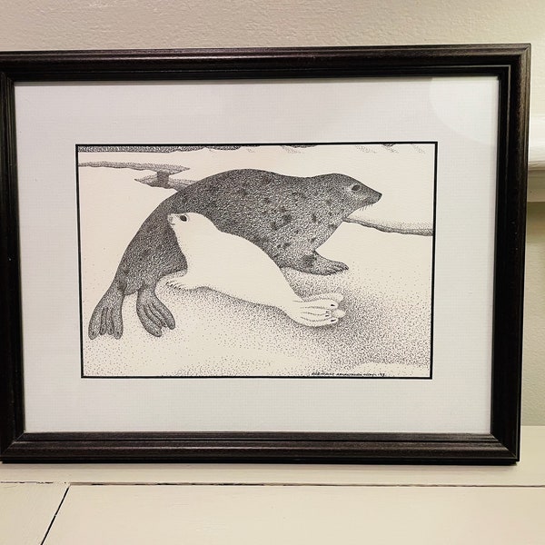 Vintage Pen and Ink Drawings - Etsy