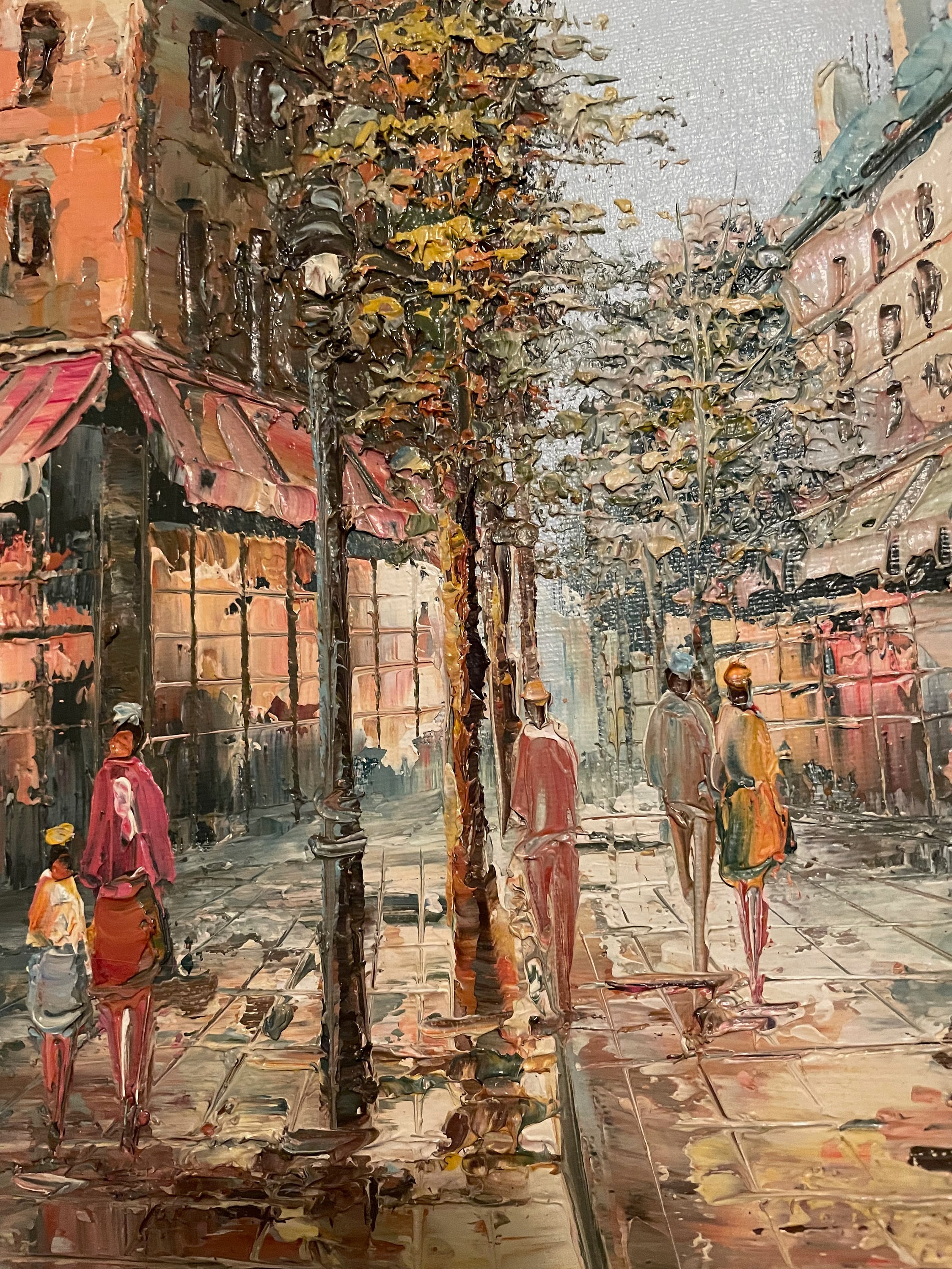 Henri Rogers. Oil on Canvas: Street Scene - Etsy