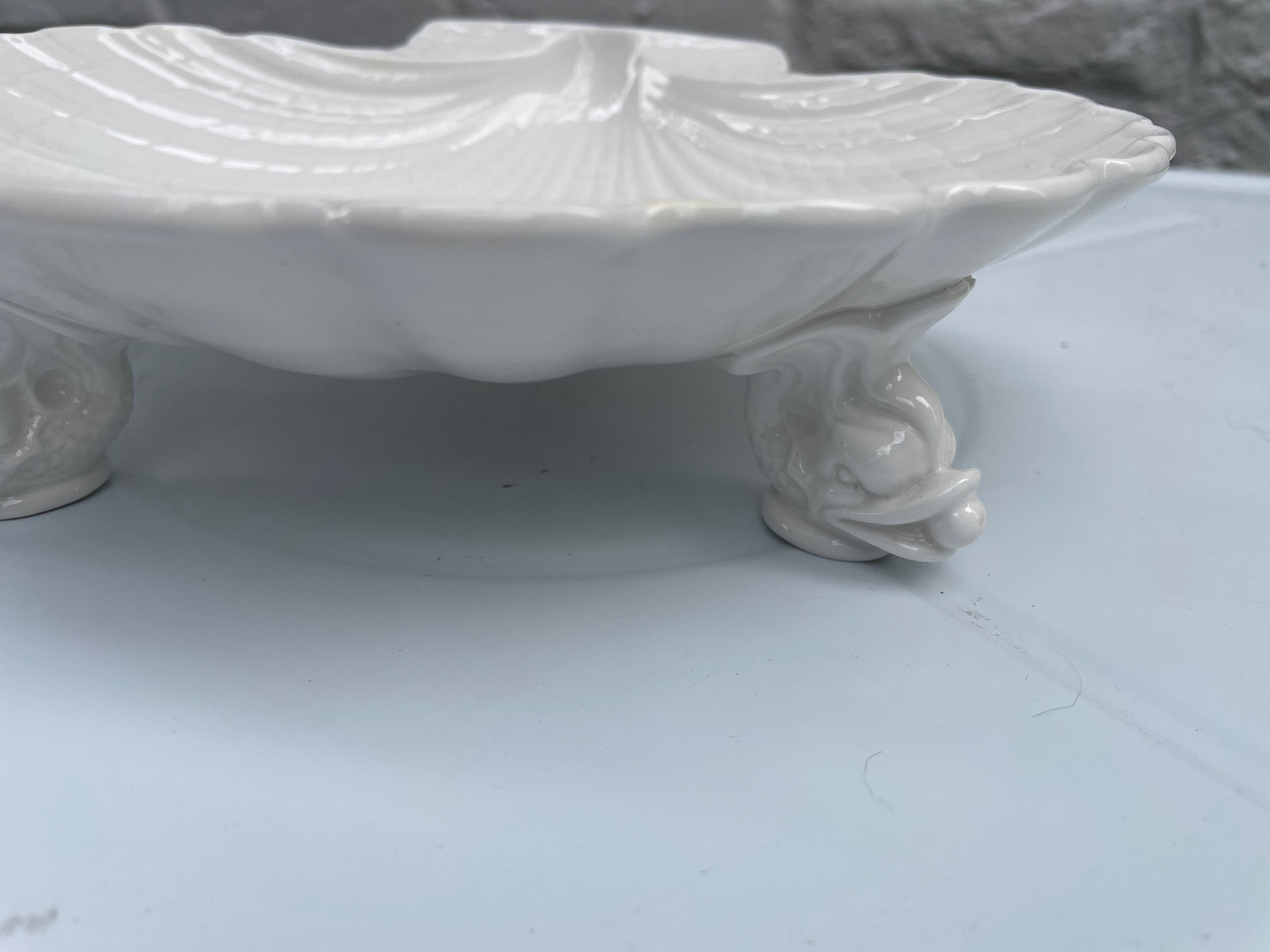 Spode Pedestal Shell Dish Sitting on 3 Dolphin Legs - Etsy
