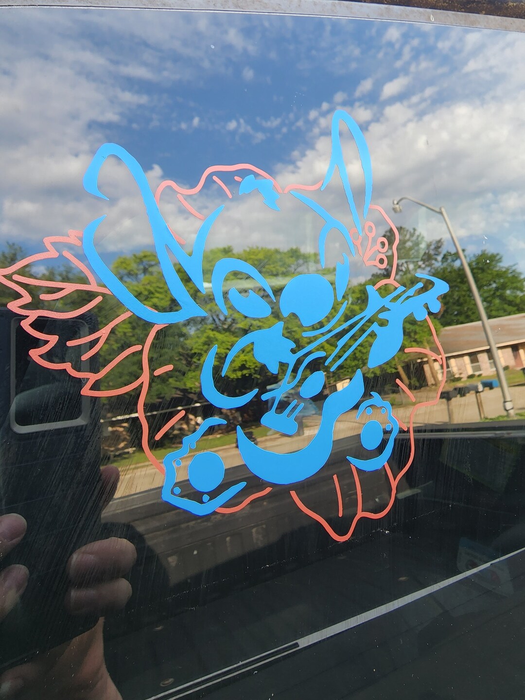 Stitch Window Decal - Etsy
