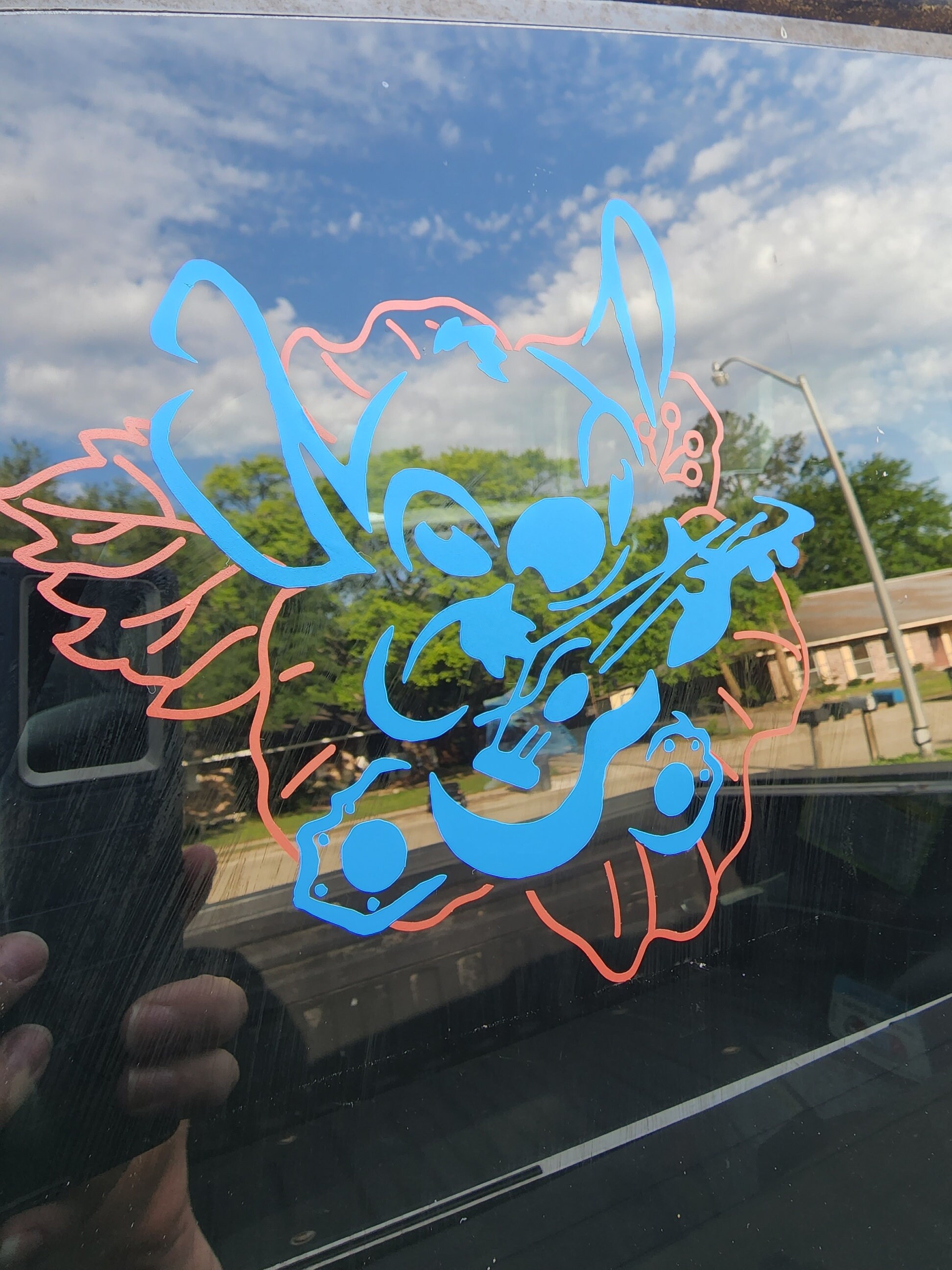 Stitch Window Decal - Etsy