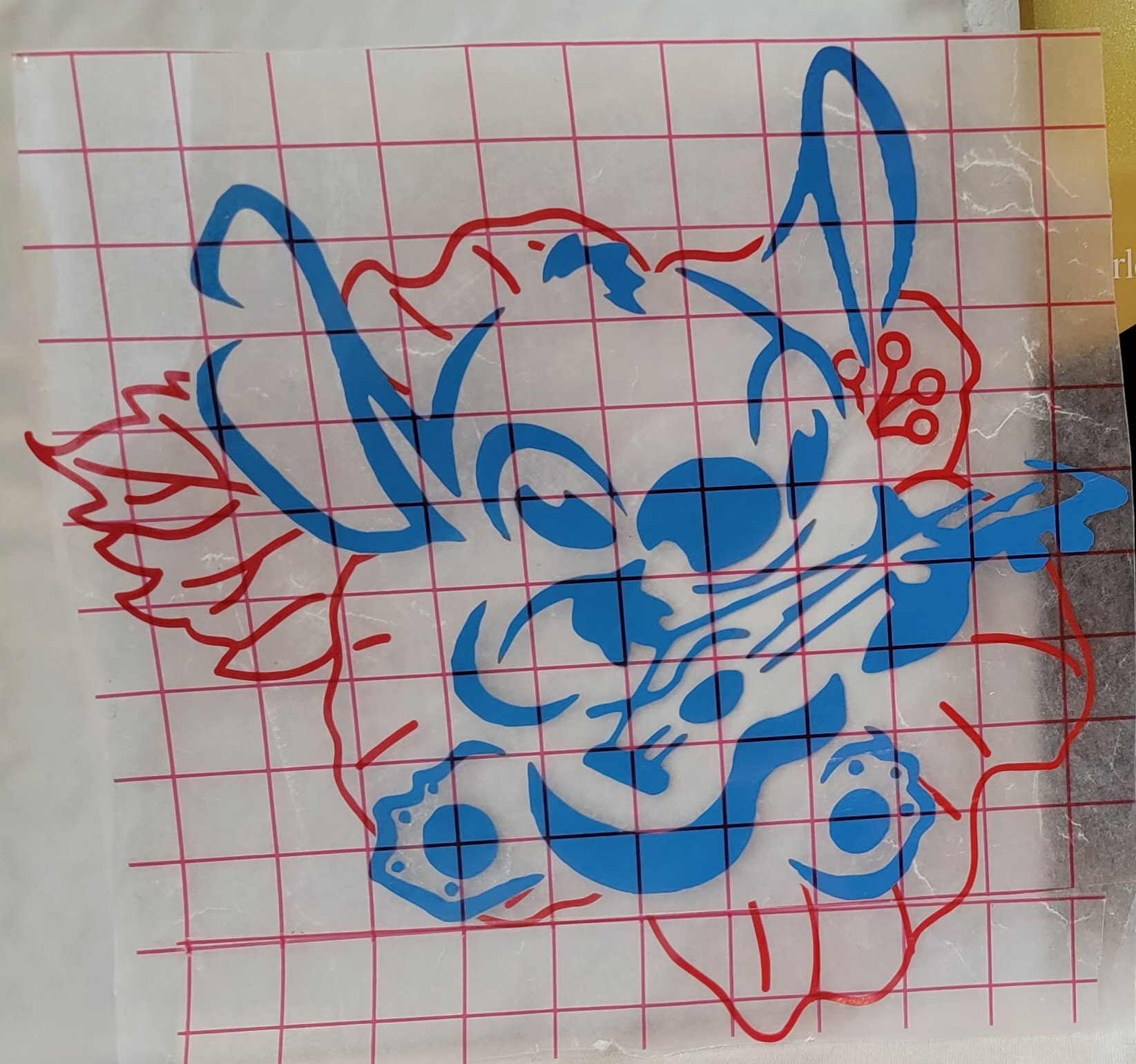 Stitch Window Decal - Etsy