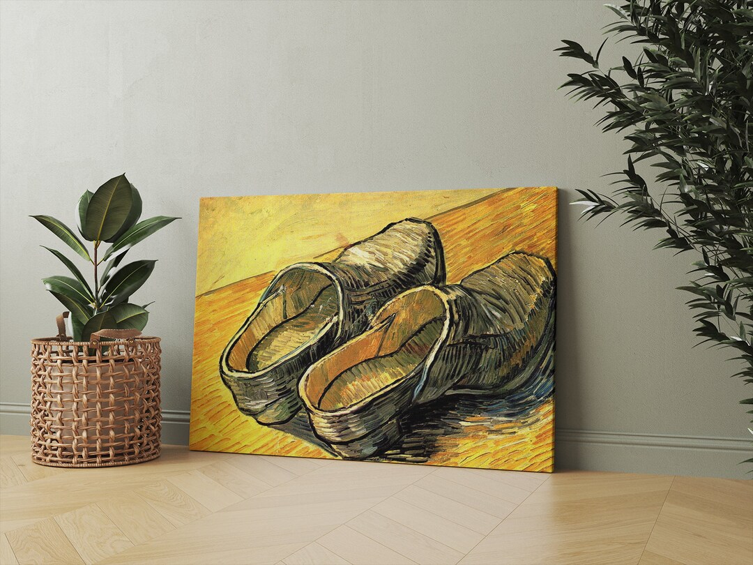 Vincent Van Gogh - A Pair of Leather Clogs (1888) | Vintage Wall Art ...