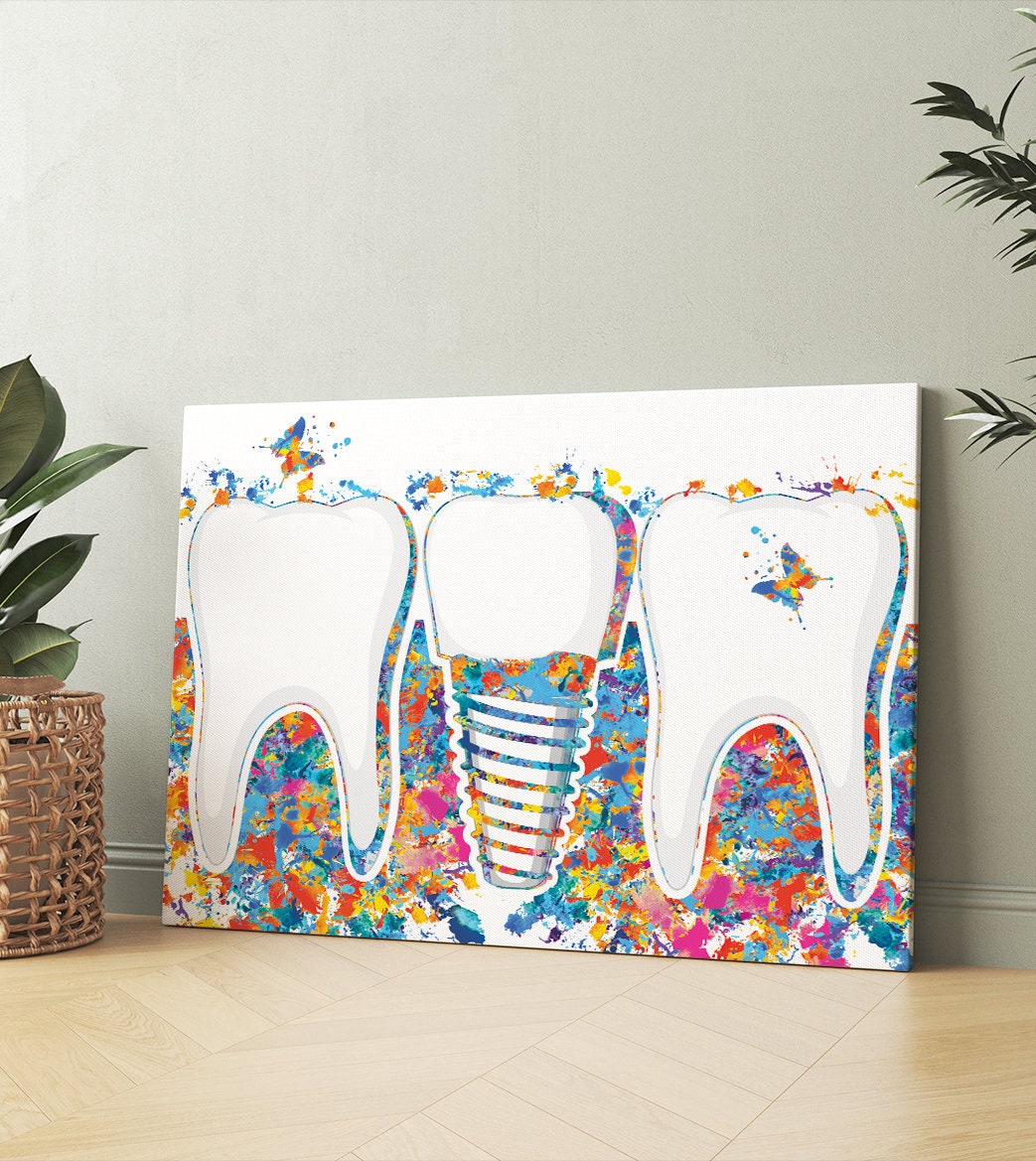 Tooth Fairy Watercolor Print Canvas, Watercolor Art Print,tooth Fairy ...