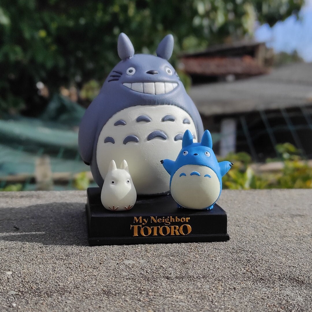 Totoro Family Gift for Totoro Fan Studio Ghibli Gift for Decor Indoor ...