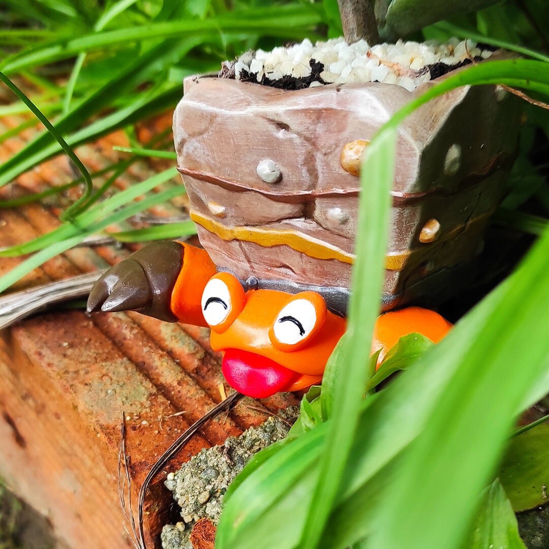Pokémon Crustle Planter Hand Painted 3D Printed Perfect for Indoor ...