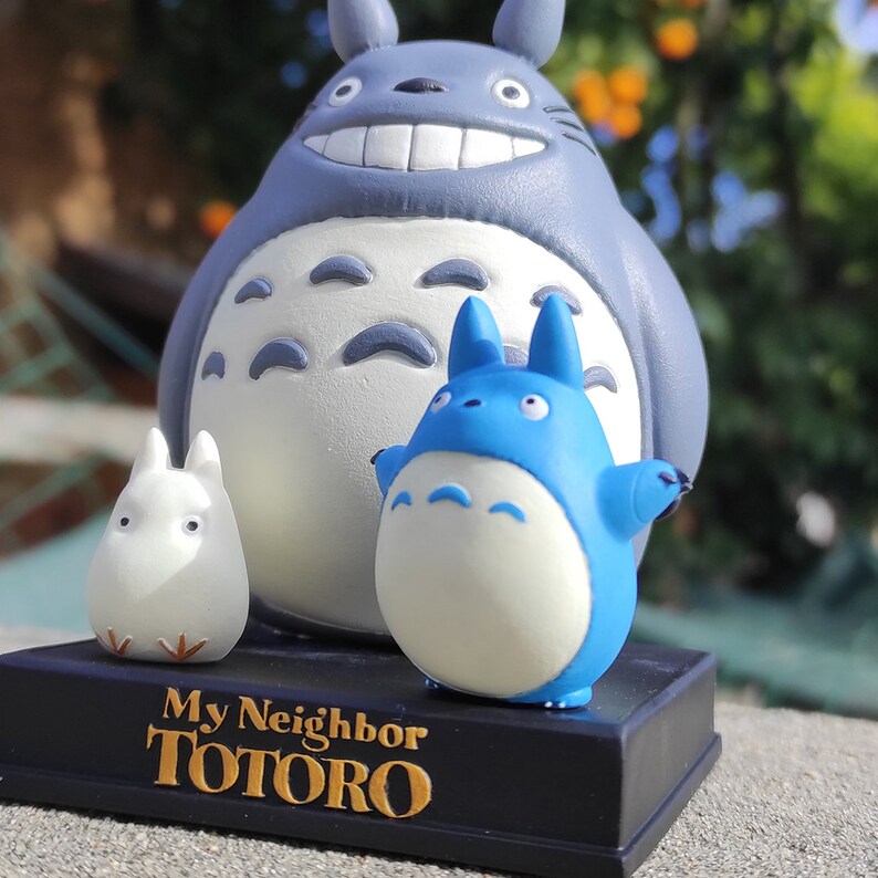Totoro Family Gift for Totoro Fan Studio Ghibli Gift for Decor - Etsy