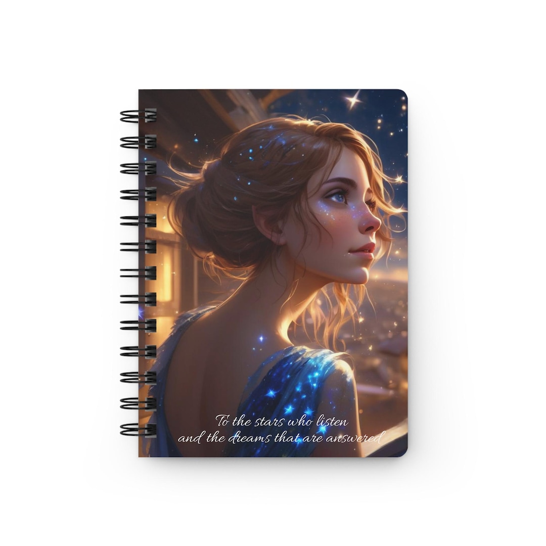 ACOTAR Spiral Bound Journal, Feyre Archeron, Velaris Notebook, to the ...