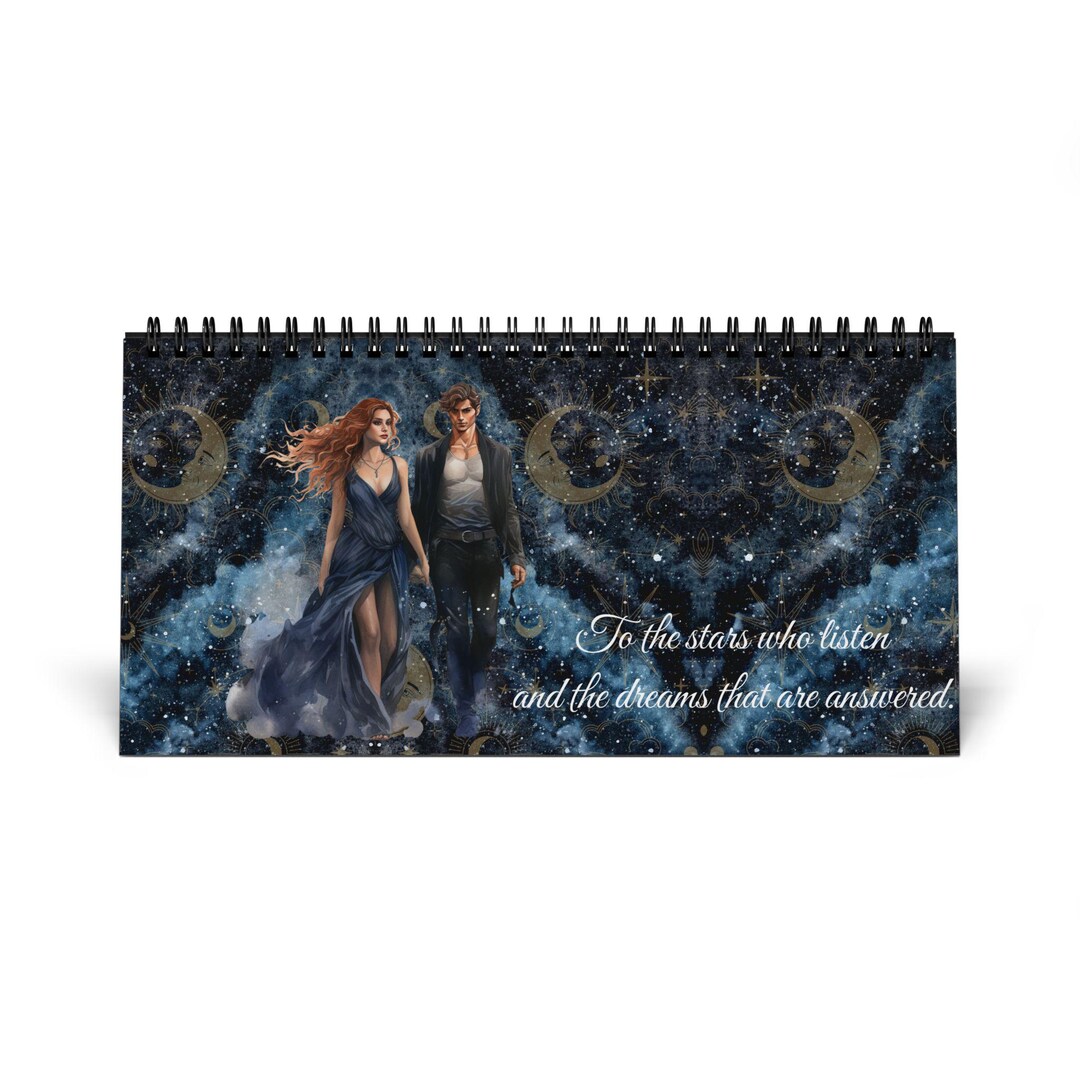 Desk Calendar, ACOTAR Inspired 2025 Calendar, Feyre and Rhysand Fan ...