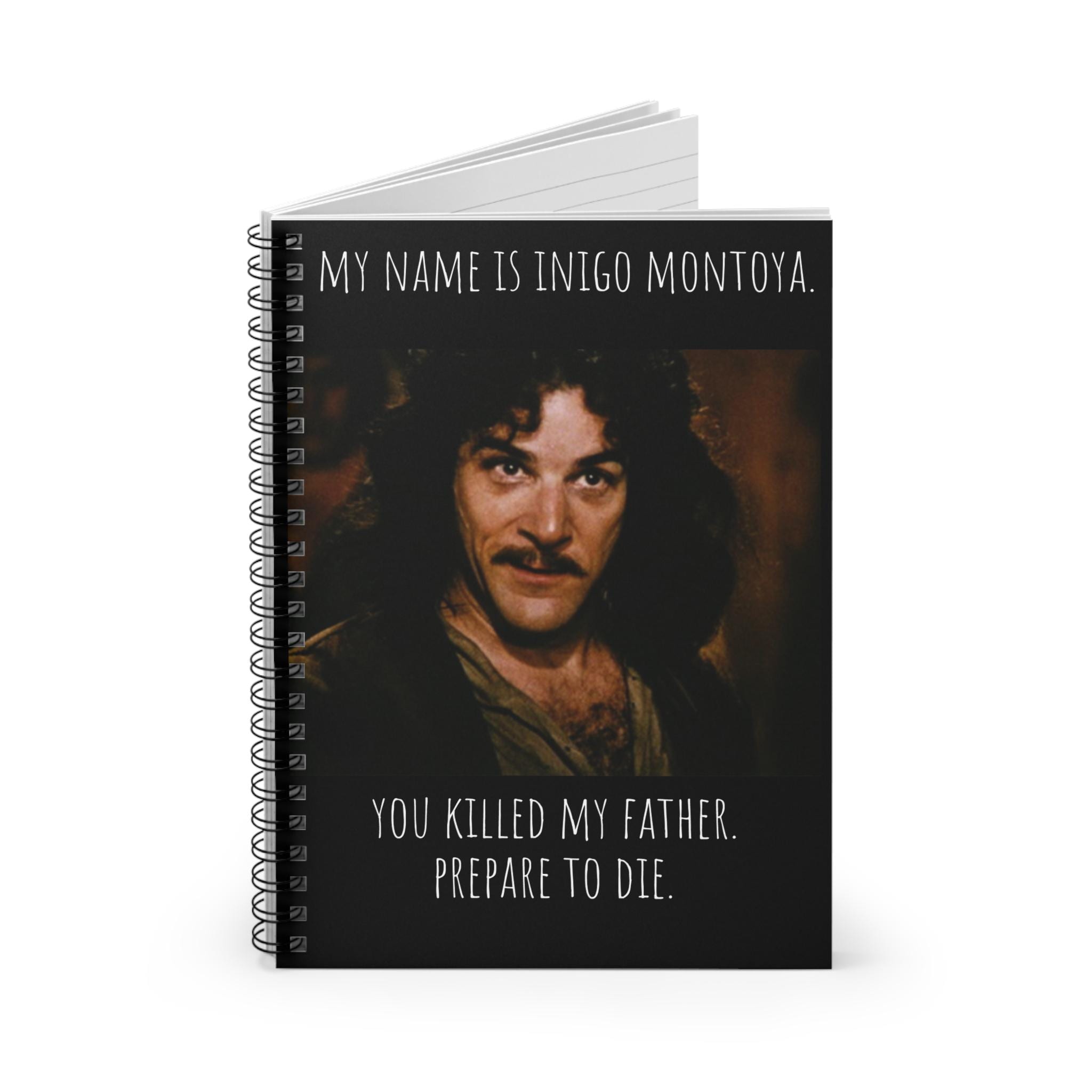 Spiral Notebook - Princess Bride Quote, Ruled Line Journal, Movie Lover ...