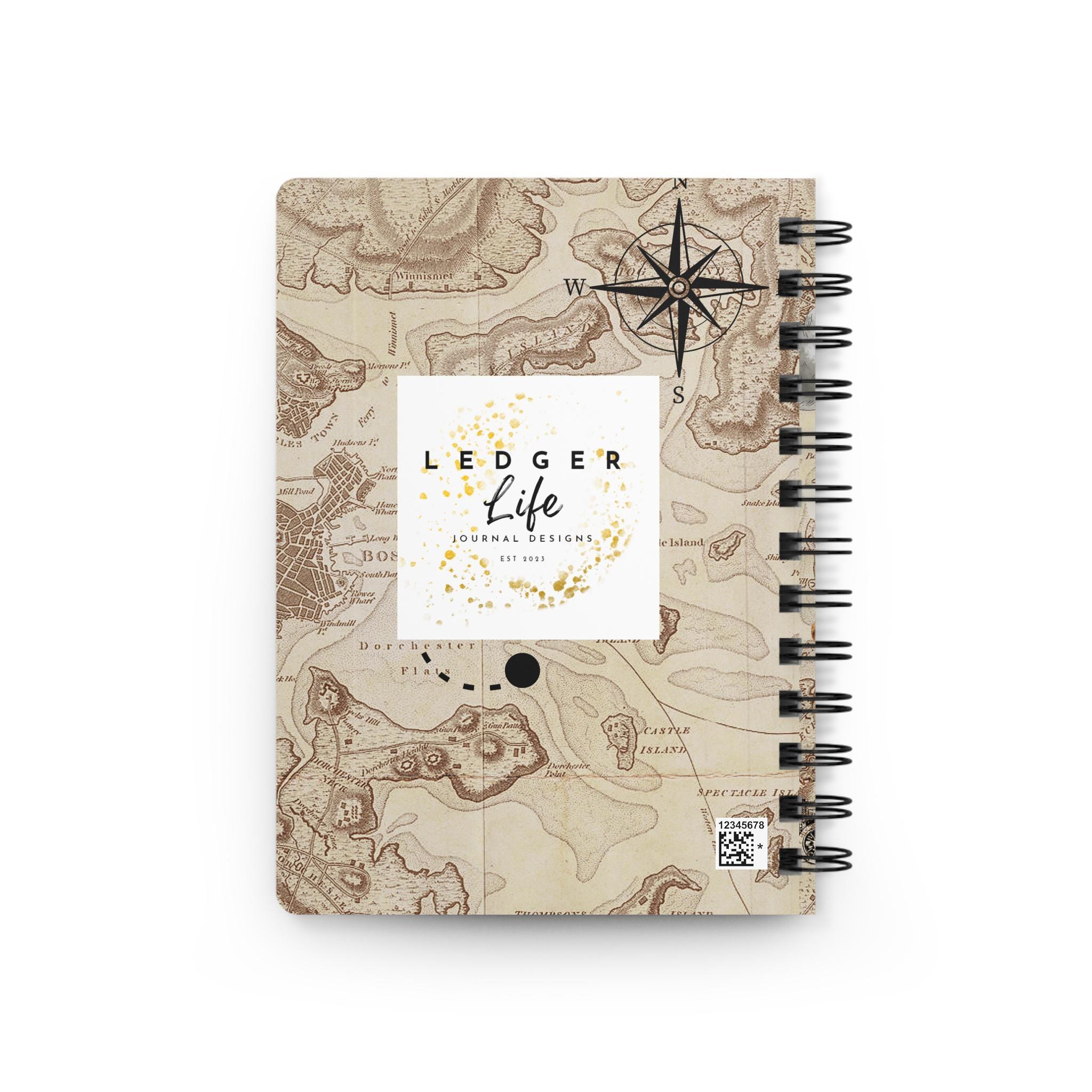 Explorer Spiral Bound Journal, World Traveler Notebook, Adventure Diary ...