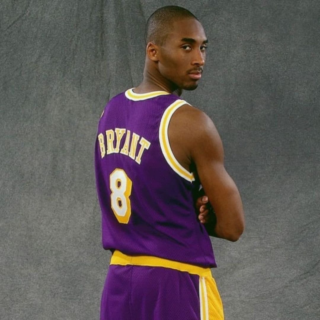 KOBE Bryant 8 Los Angeles Lakers 1997-1999 Champion EU NBA - Etsy