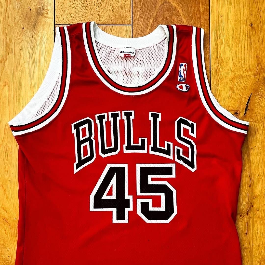 Michael JORDAN, #45, Chicago Bulls, 1994- 1995, Champion EU, NBA Road ...