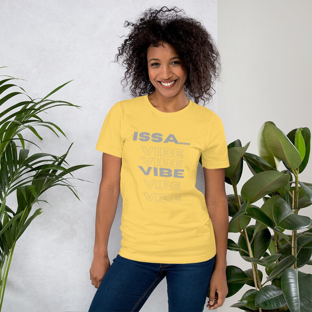Issa Vibe T-shirt (yellow) - Etsy UK