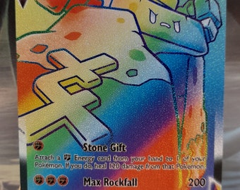 Vmax Rainbow Card - Etsy