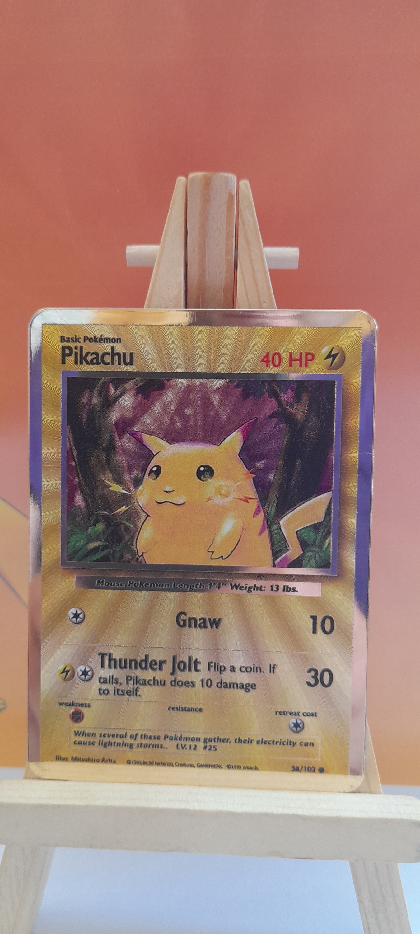 Pokémon Pikachu gold celebration metal card - munimoro.gob.pe
