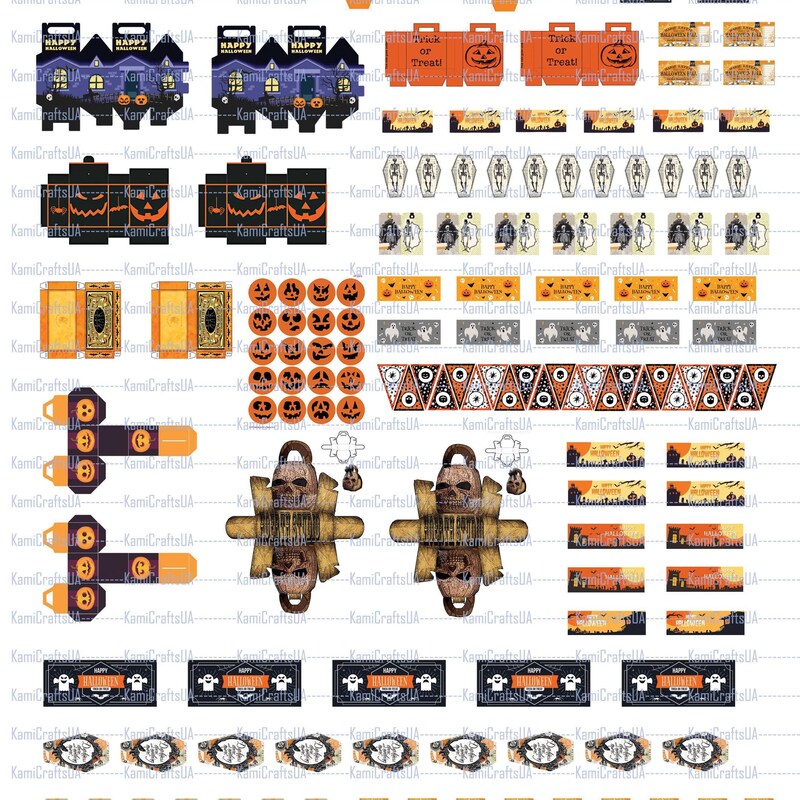 Halloween Miniatures - Etsy