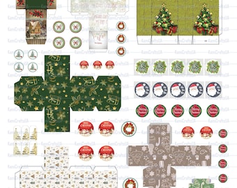 Printable Diorama Christmas - Etsy