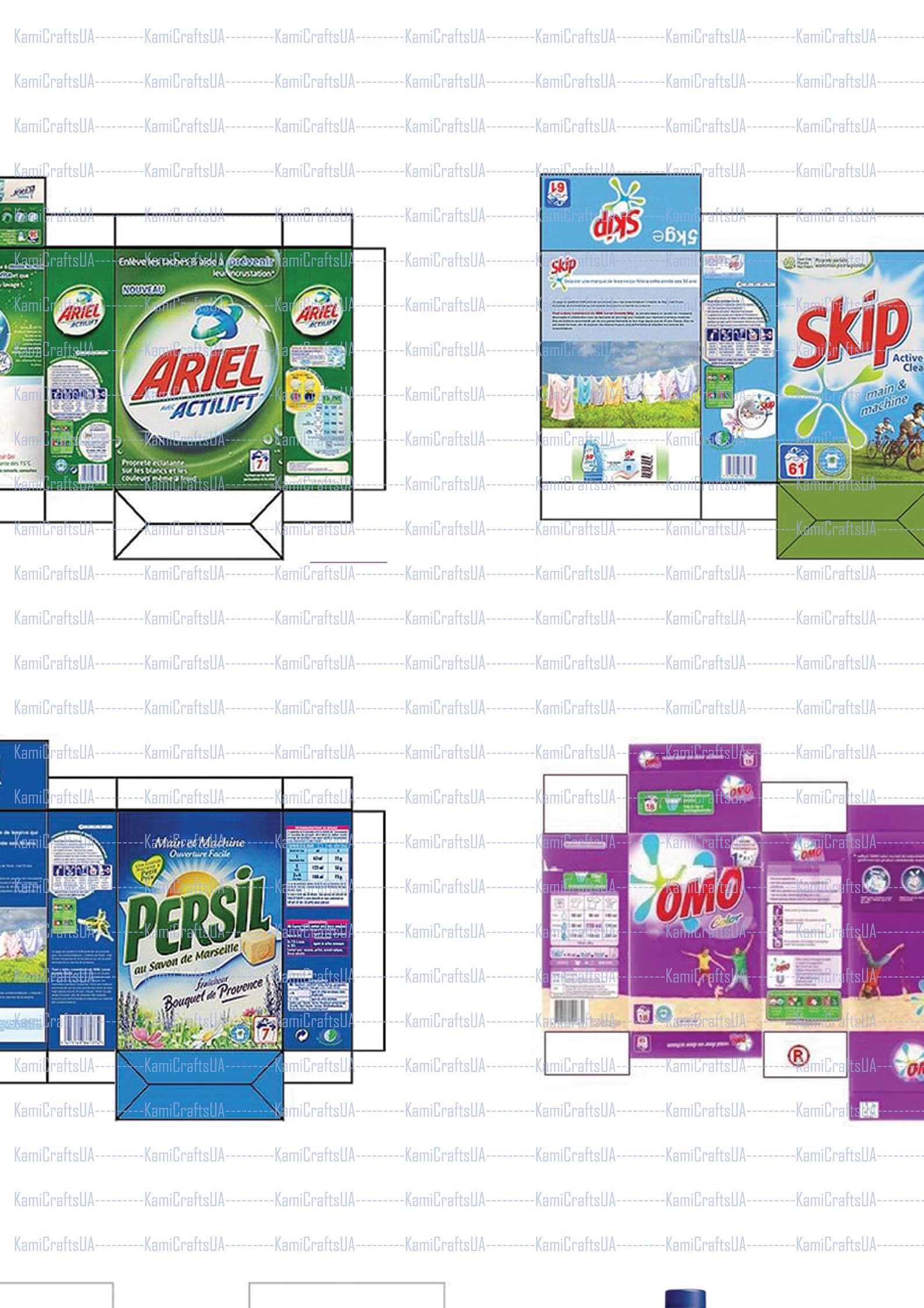 Printable Miniature Cleaning Supplies for Miniature Laundry Room 1:12 ...