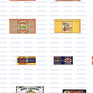 Printable Miniature Vintage Food Packaging 1900-1930 for Miniature ...