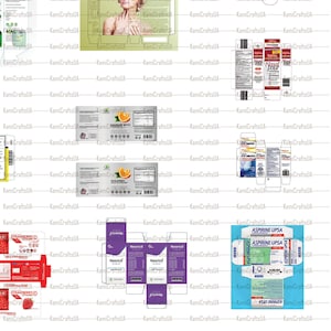 55 Printable Miniature Medicines for Dollhouse 1:12 Scale | Miniature ...
