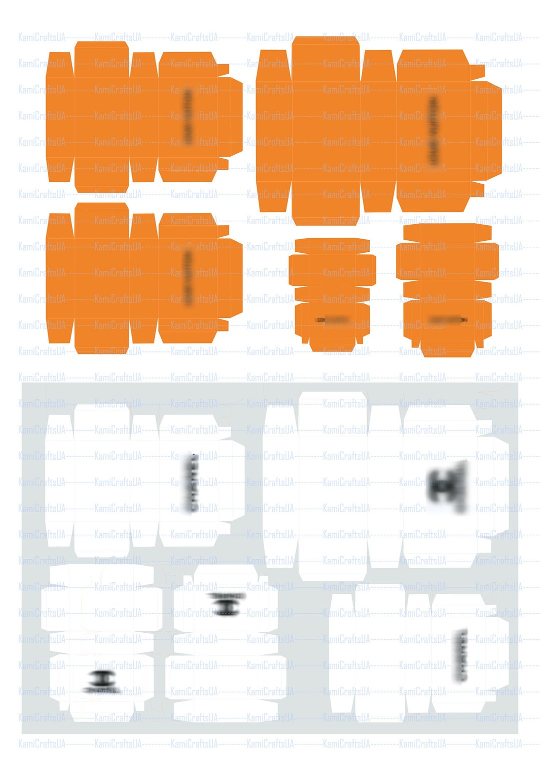 Printable Miniature Brand Boxes for Miniature Dollhouse 1:12 Scale ...