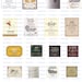 Printable Miniature Packaging Wine, Champagne, Beer Labels for ...