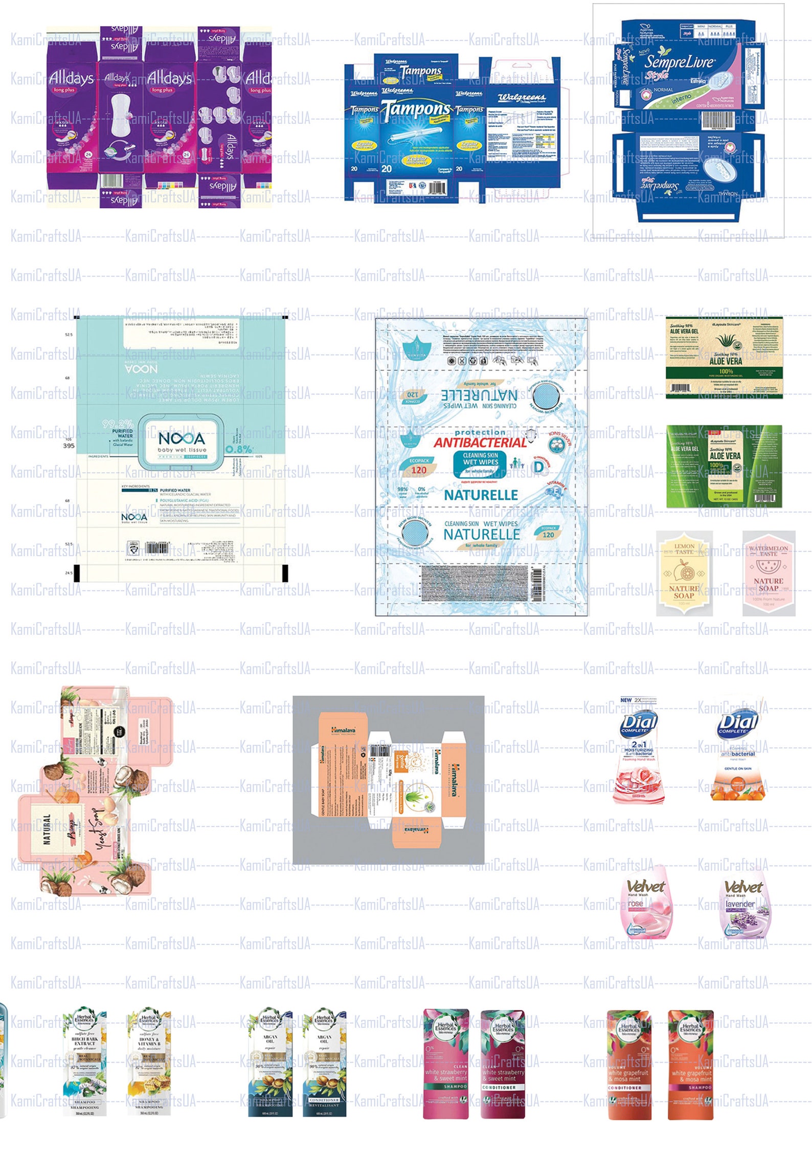 Printable Miniature Cleaning Supplies for Miniature Laundry - Etsy Denmark