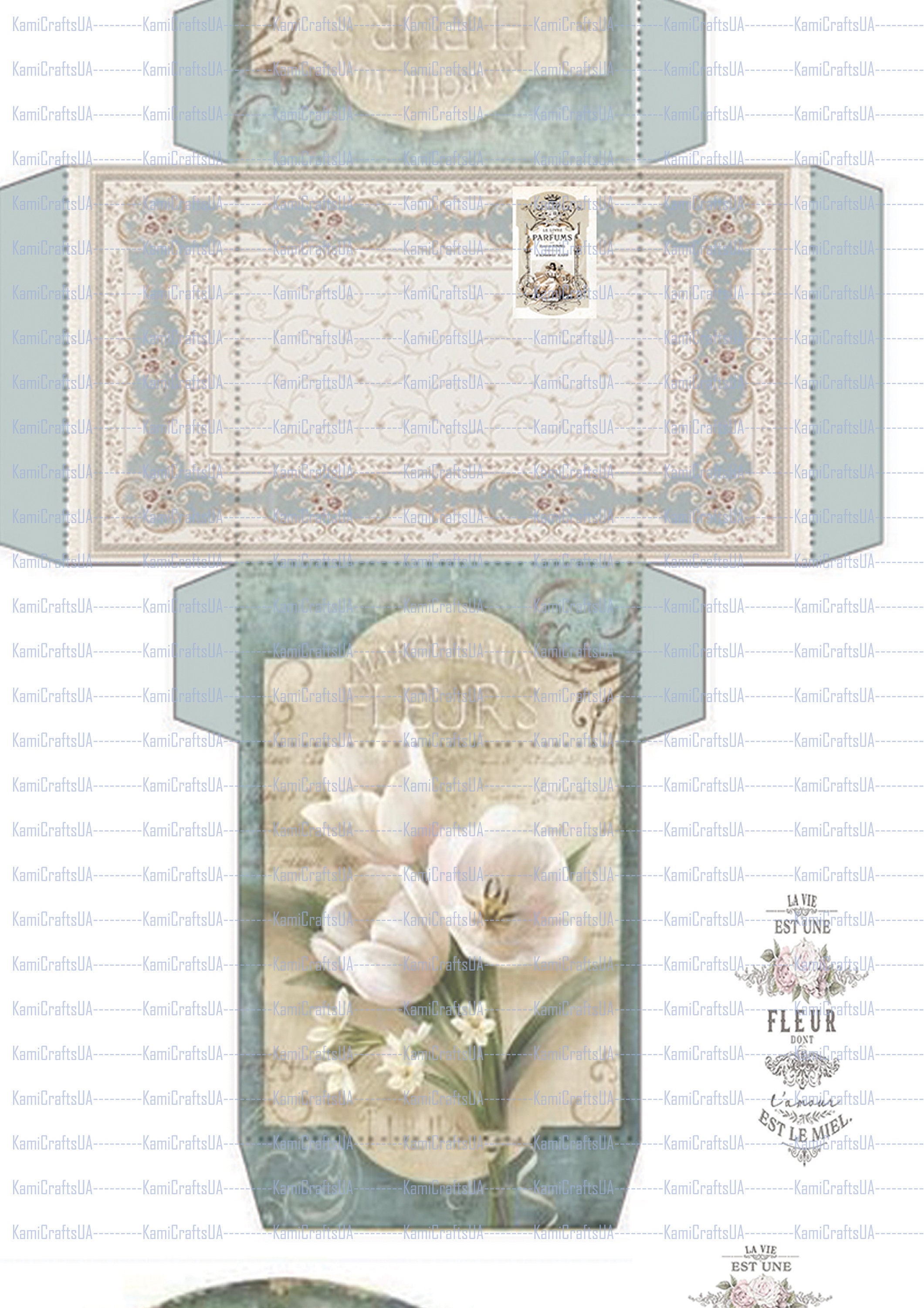 Printable Miniature Provence Vintage Packaging for Miniature Dollhouse ...