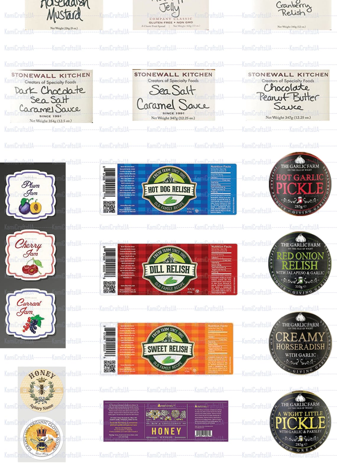 Printable Miniature Food Packaging for Miniature Dollhouse 1:6 Scale ...