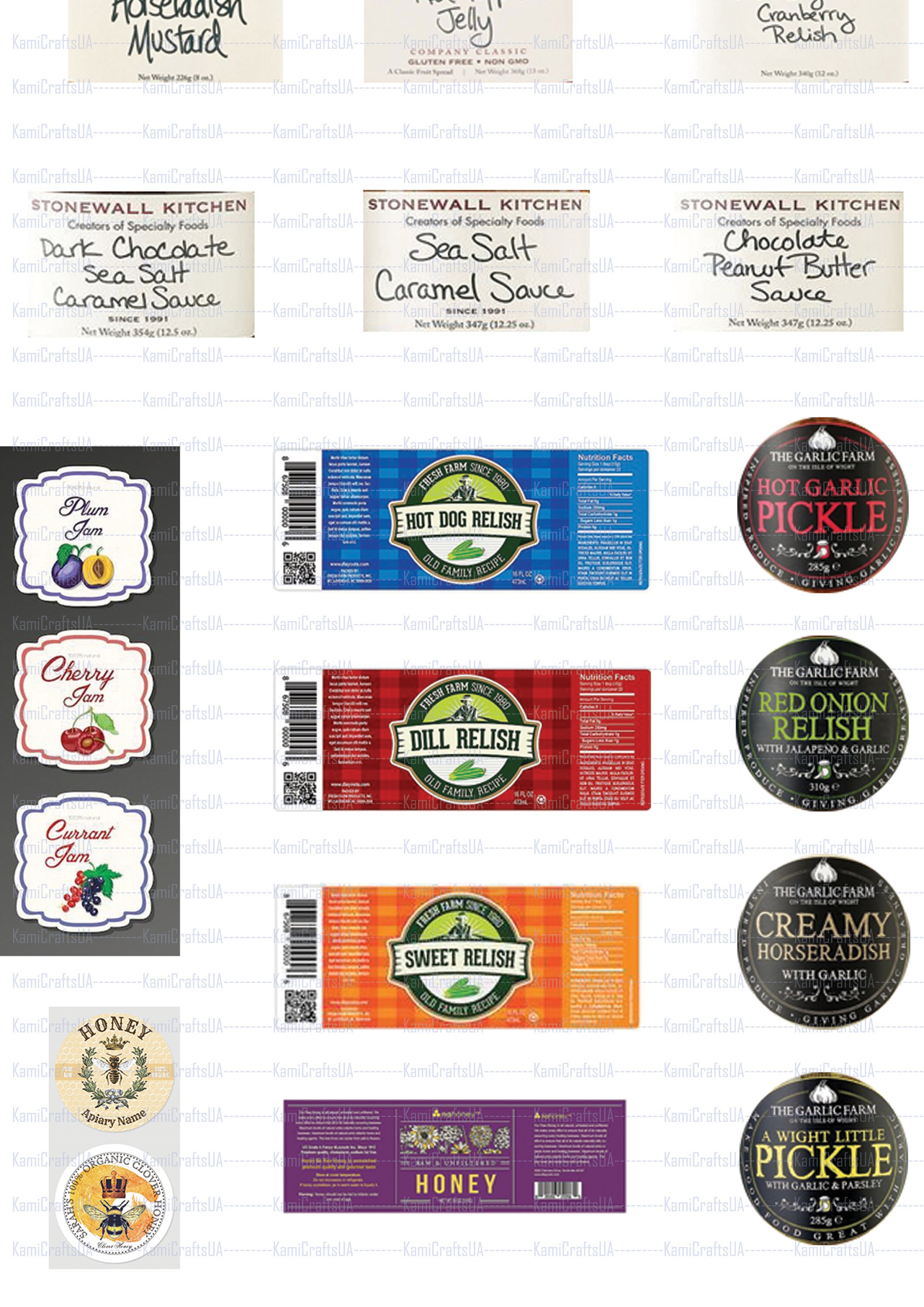 Printable Miniature Food Packaging for Miniature Dollhouse 1:6 Scale ...