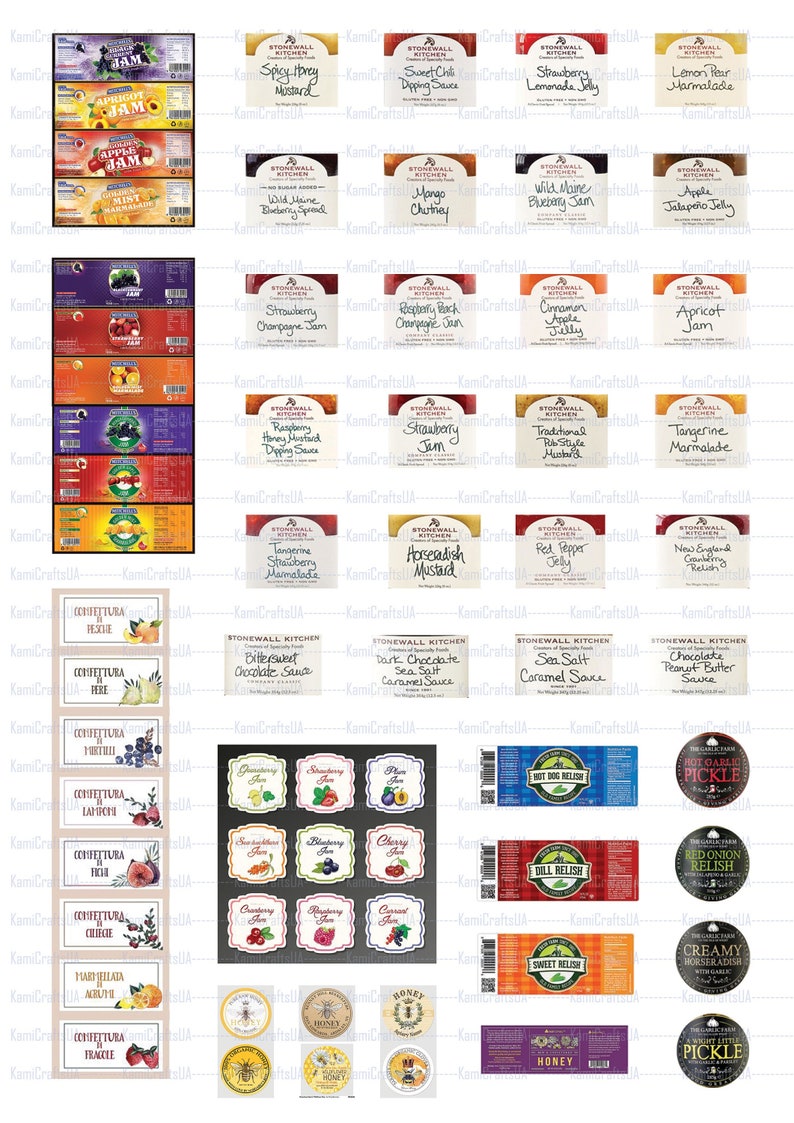 Printable Miniature Food Packaging for Miniature Dollhouse 1:6 Scale ...