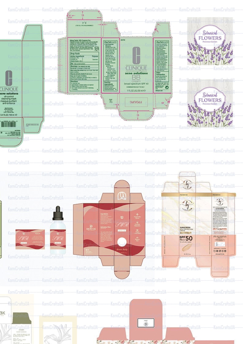 Printable Miniature Cosmetics and Perfume for Miniature - Etsy