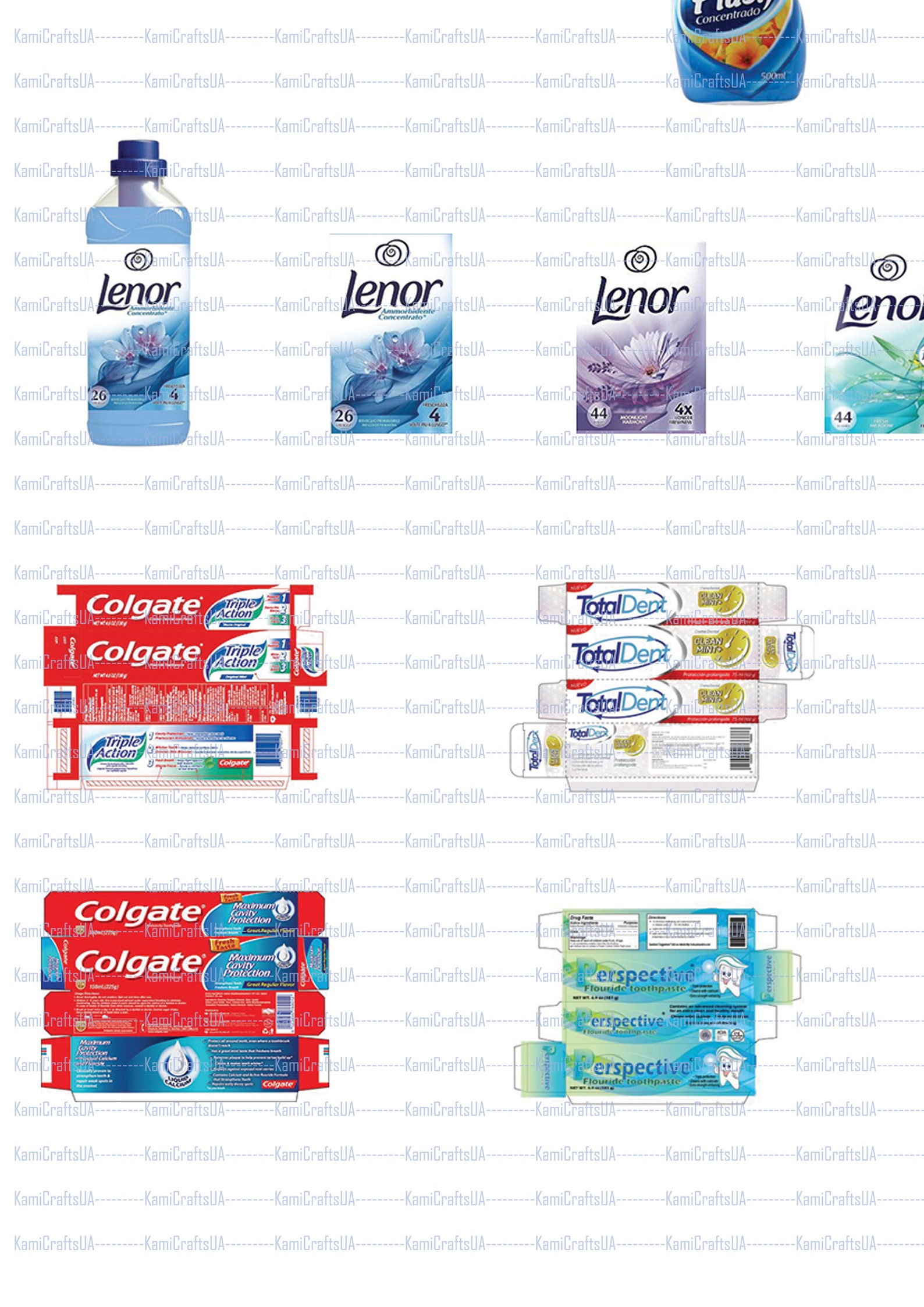 Printable Miniature Cleaning Supplies for Miniature Laundry Room 1:12 ...