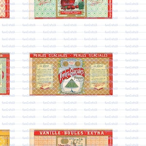 Printable Miniature Food Packaging 1900-1930 for Miniature Dollhouse 1: ...