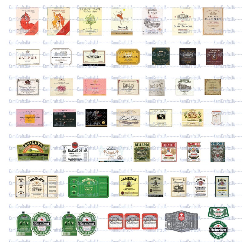 Dollhouse Miniature Beer Bottles - Etsy