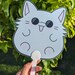 JJK Gojo Cat/geto Cat Hand Fan (b-grade) - Etsy