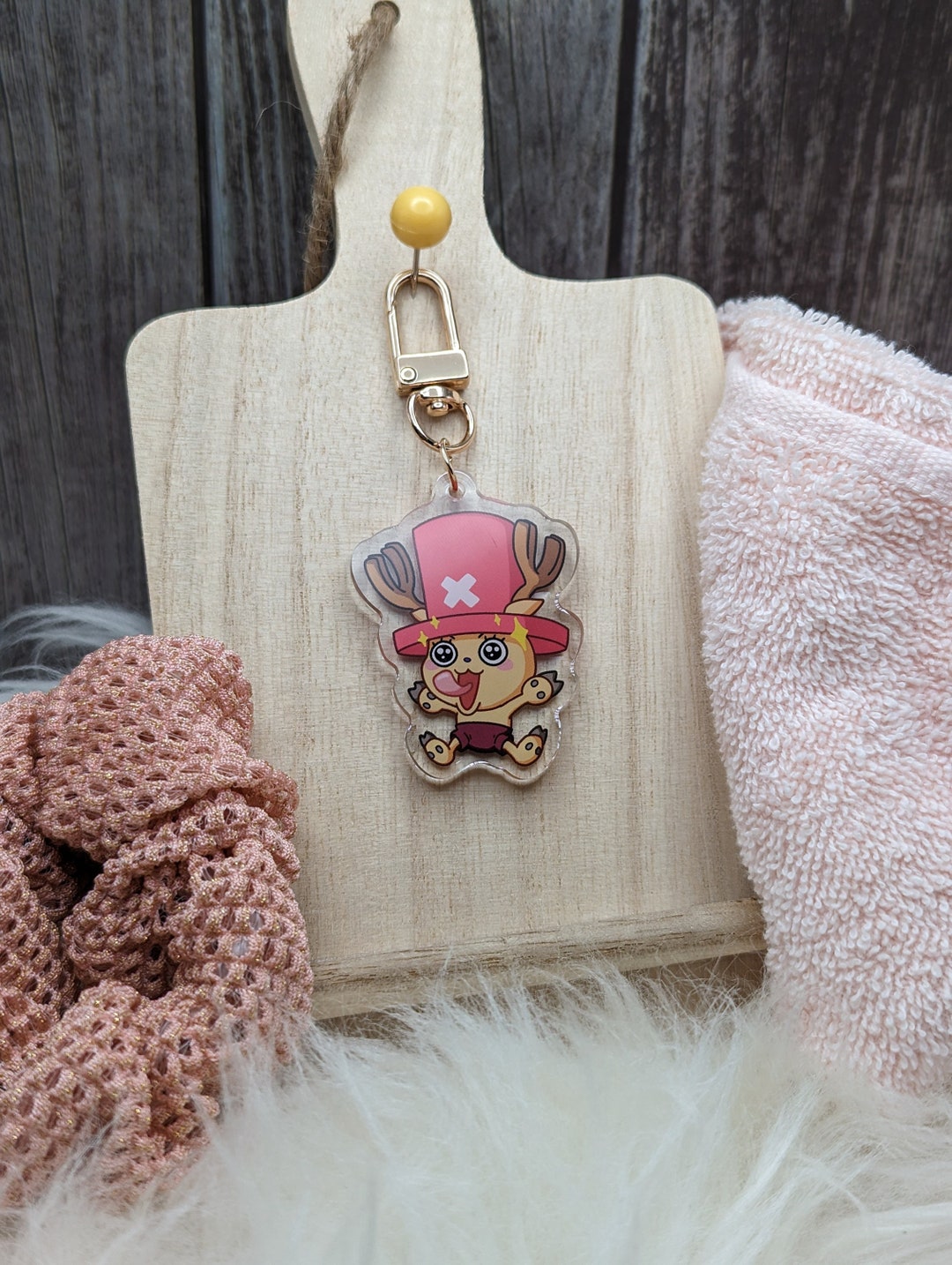 One Piece Chopper Acrylic Keychain Charm - Etsy