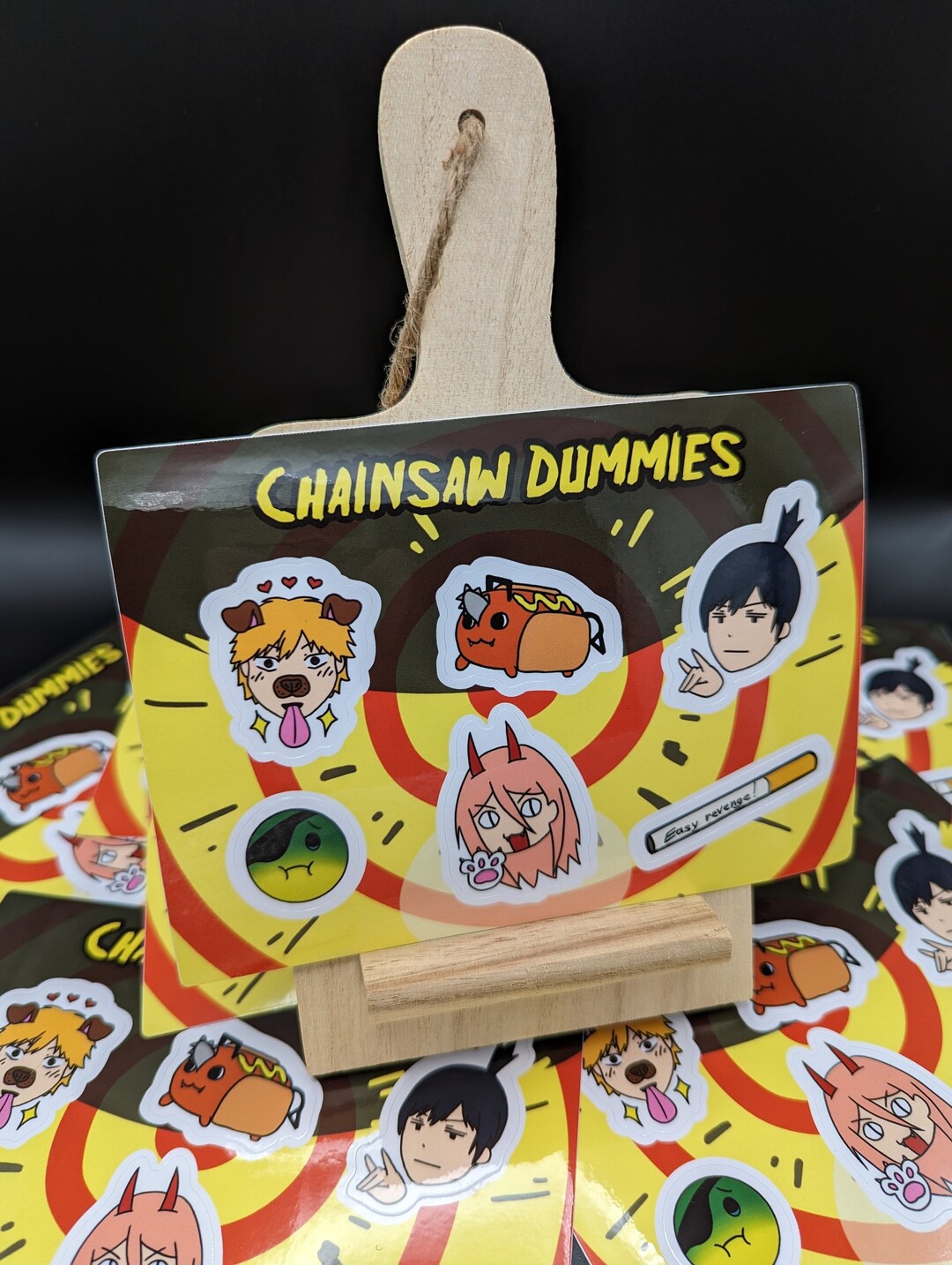 Chainsaw Dummies Sticker Sheet - Etsy