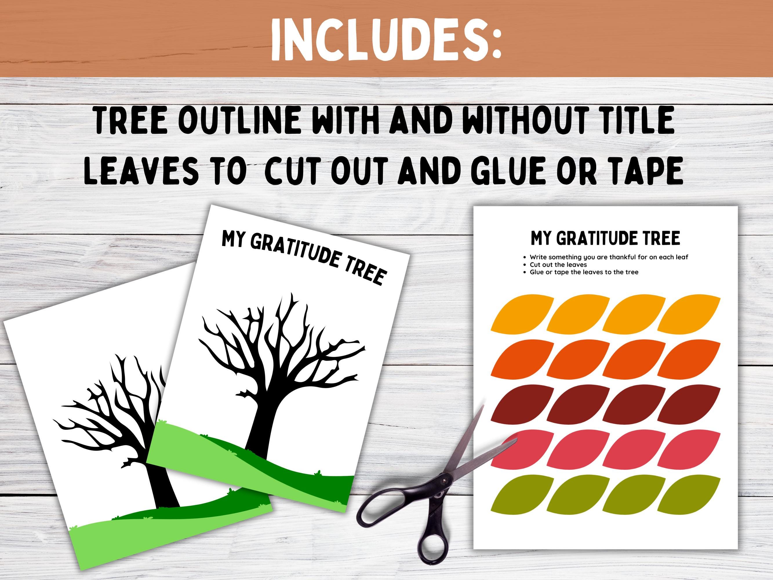 Gratitude Tree Craft Printable | Thankful Activities for Kids ...