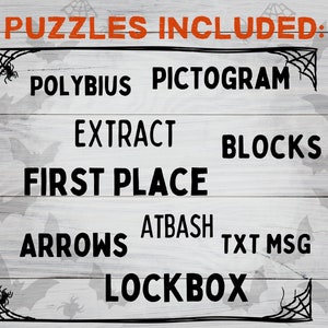 Halloween Escape Room Kit | Printable Halloween Party Games for Kids ...