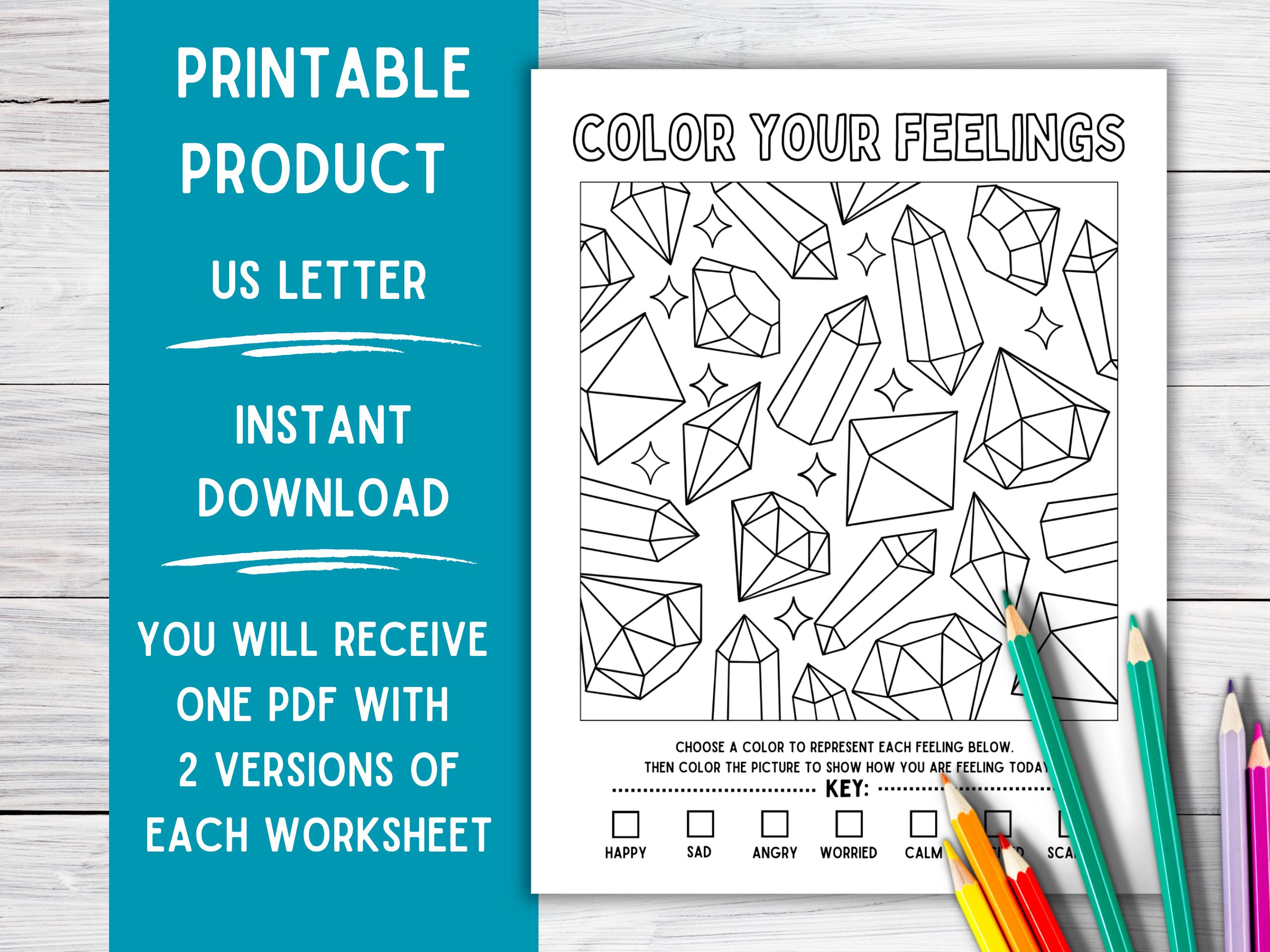 Therapy Worksheets, Mood Tracker for Depression, Anxiety Journal, CBT ...