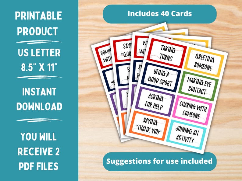 Social Skills Charades Role Play Game for Kids and Teens, Classroom SEL ...