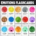 Emotions Flashcards for Kids | Kids Feelings Flash Cards | Preschool ...