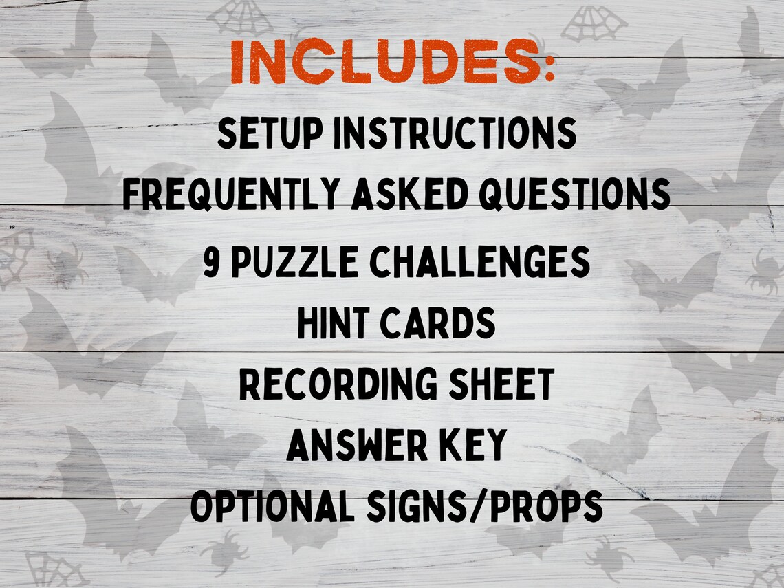 Halloween Escape Room Kit | Printable Halloween Party Games for Kids ...