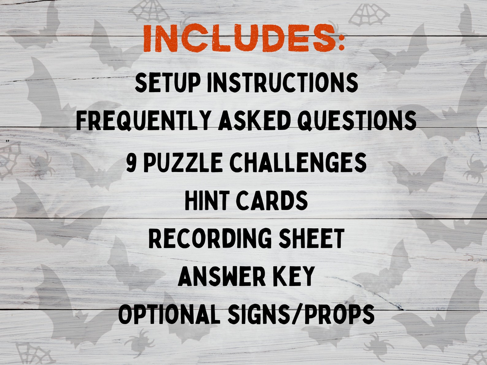 Halloween Escape Room Kit | Printable Halloween Party Games for Kids ...