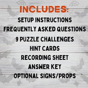 Halloween Escape Room Kit | Printable Halloween Party Games for Kids ...