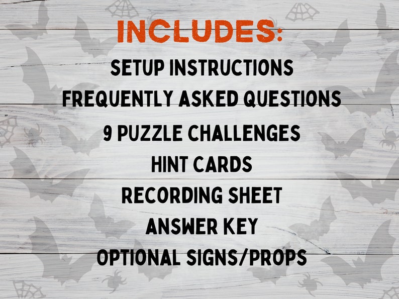 Halloween Escape Room Kit | Printable Halloween Party Games for Kids ...