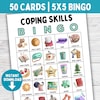 Emotions BINGO Card Preschool Activities Feelings Printable Classroom ...
